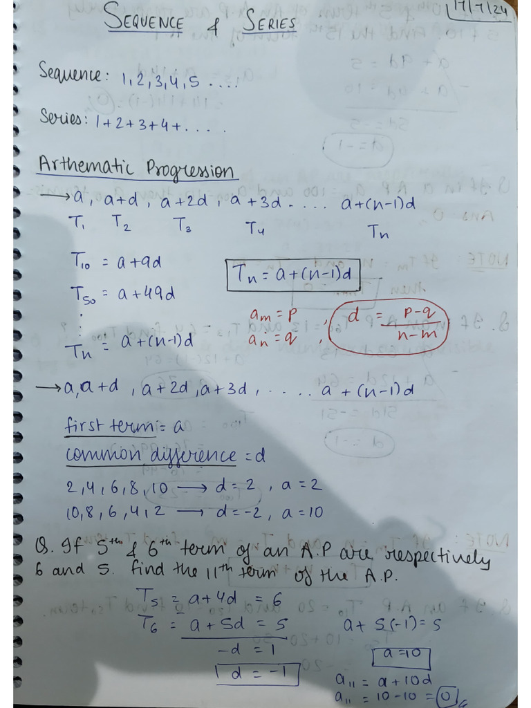 Sequence and Series | PDF