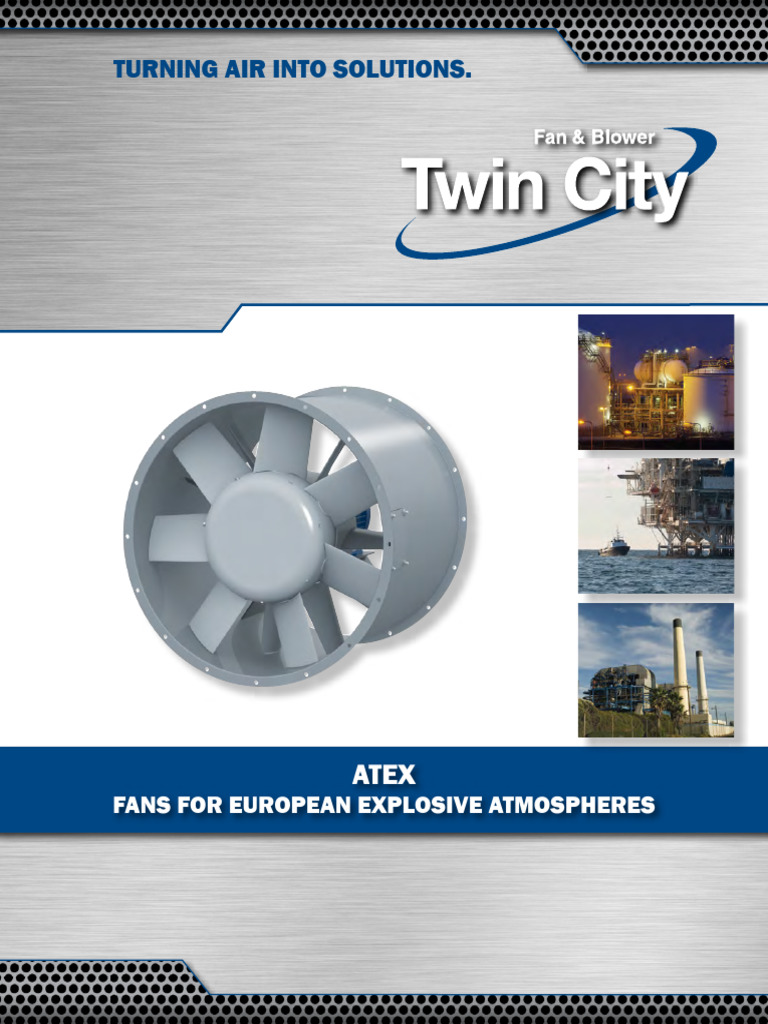 ATEX Fans for Explosive Atmospheres | PDF | Gas Technologies | Safety