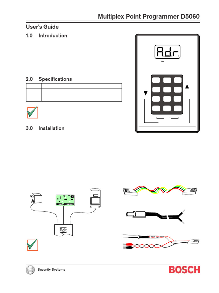 D5060 Multiplex Point Programmer Guide | PDF | Electronics | Computer ...