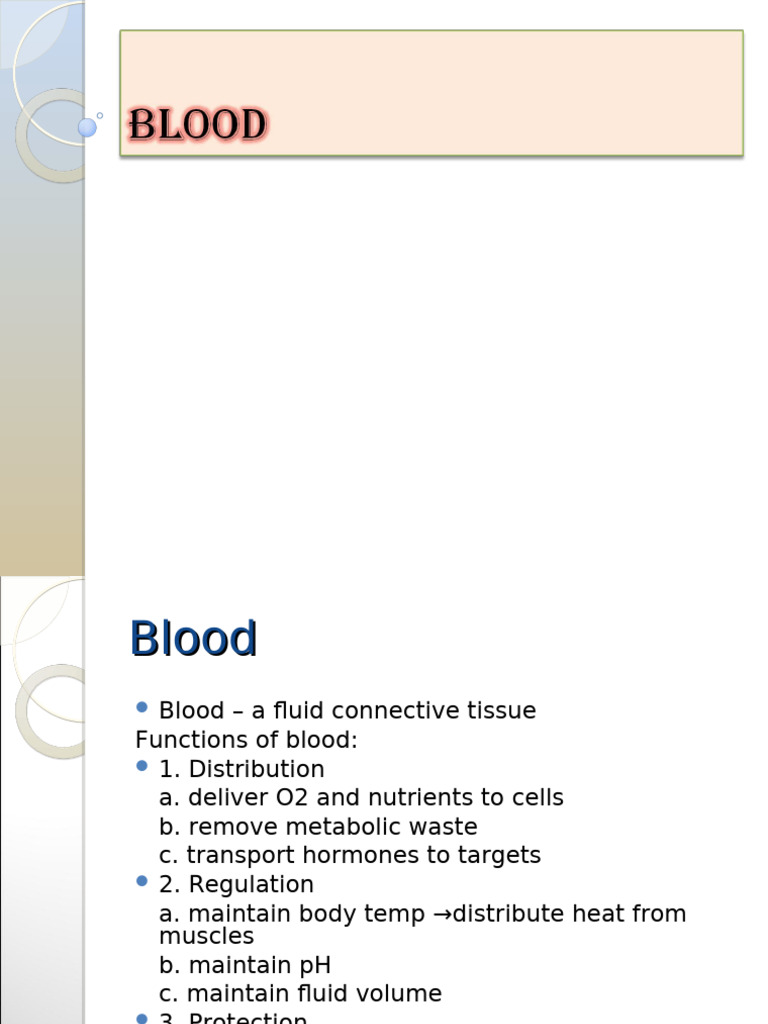 BLOOD | PDF | Coagulation | Platelet