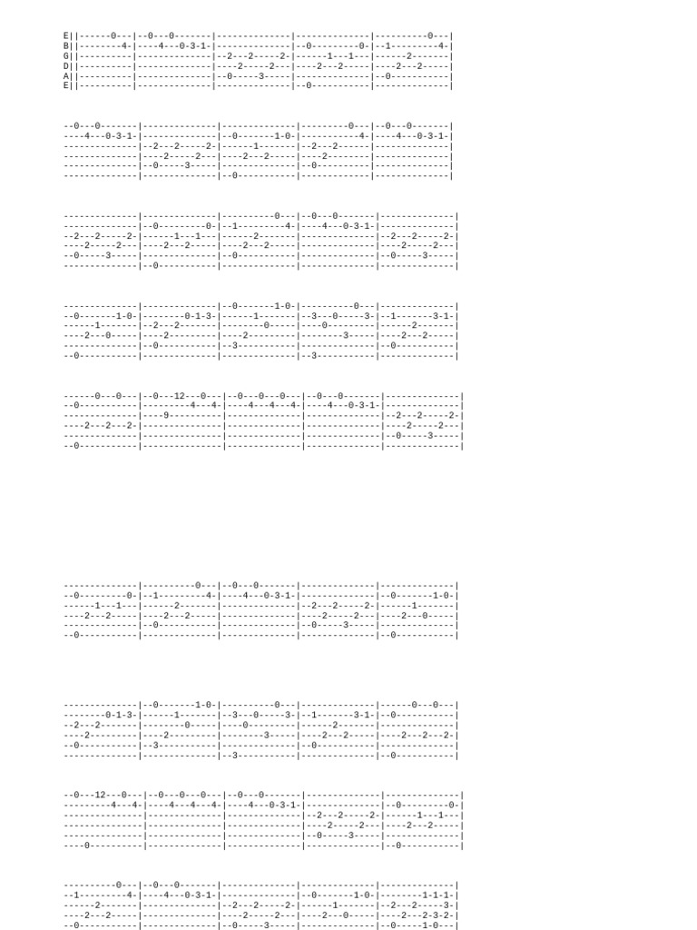For Elise Guitar Tab | PDF | Teaching Methods & Materials | Computers