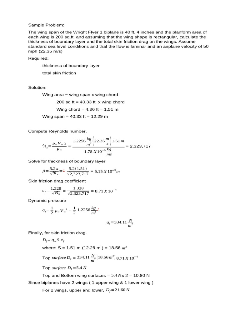 Another Sample Problem On Viscous Flow | PDF