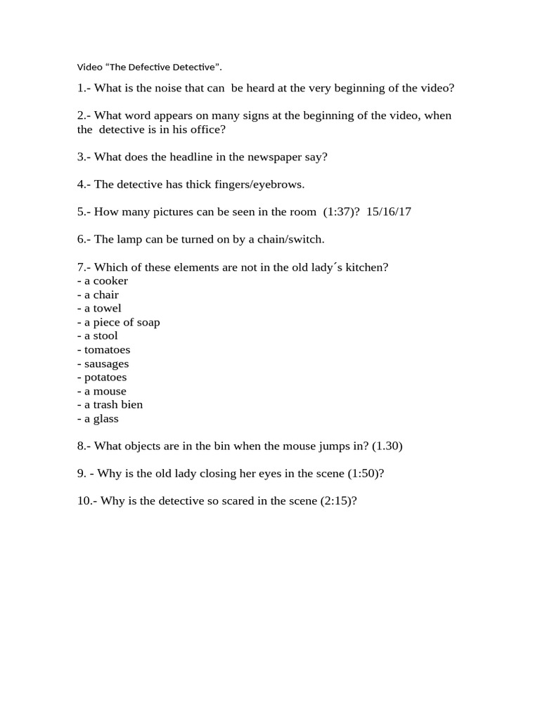 2021 the Defective Detective 7th B. | PDF