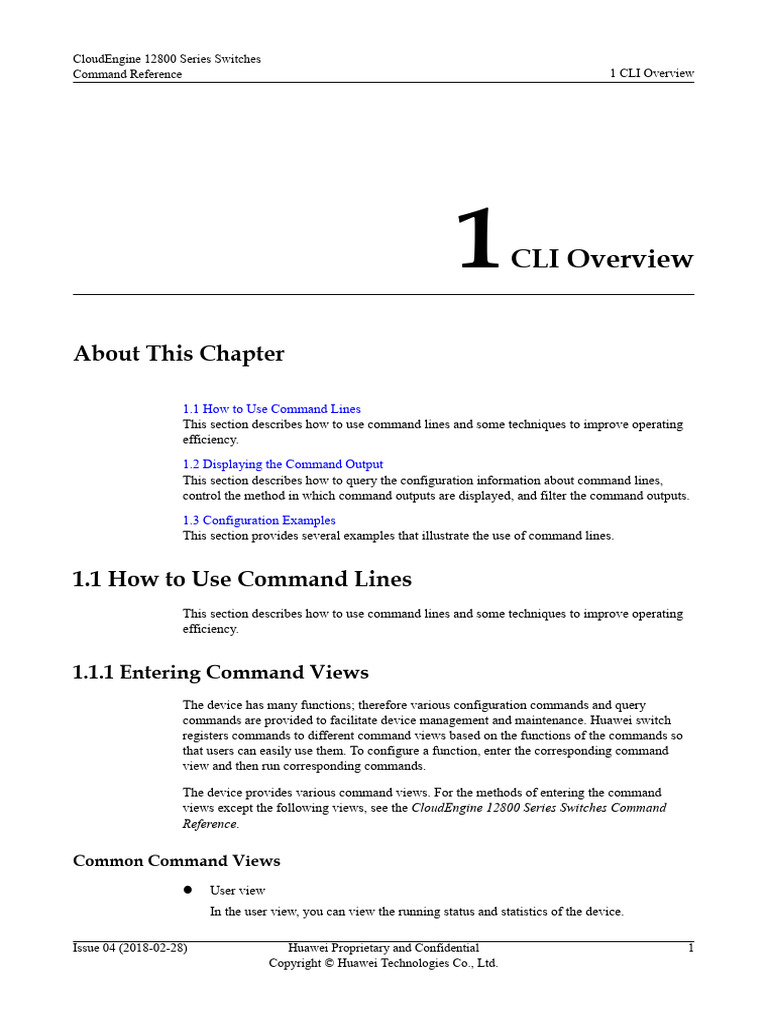 CLI Overview | PDF | Command Line Interface | File Transfer Protocol