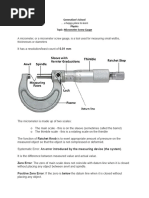 Micrometer Screwgauge | PDF