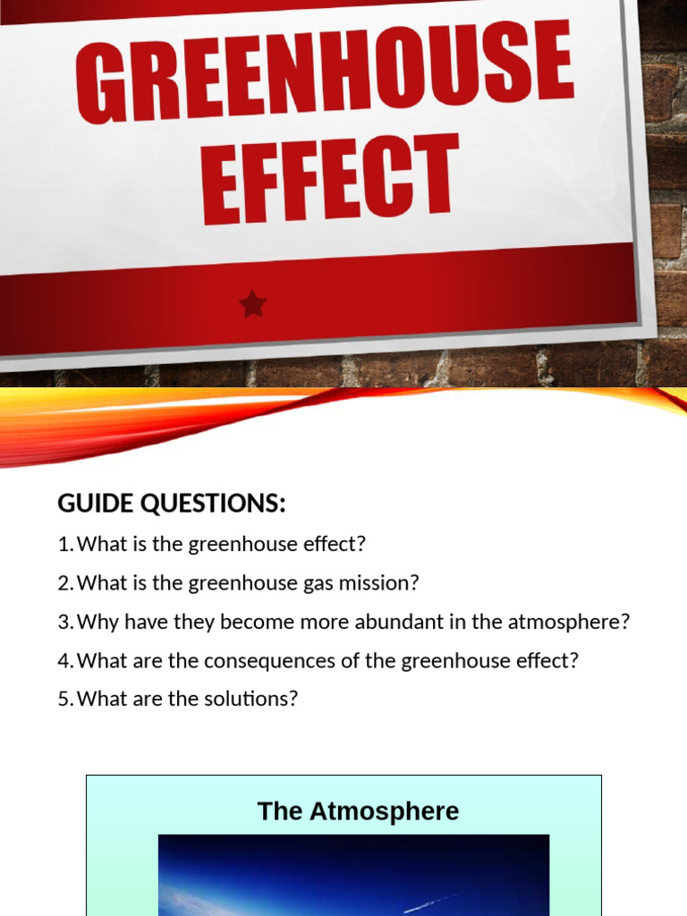 Understanding the Greenhouse Effect and Climate Change | PDF | Climate ...