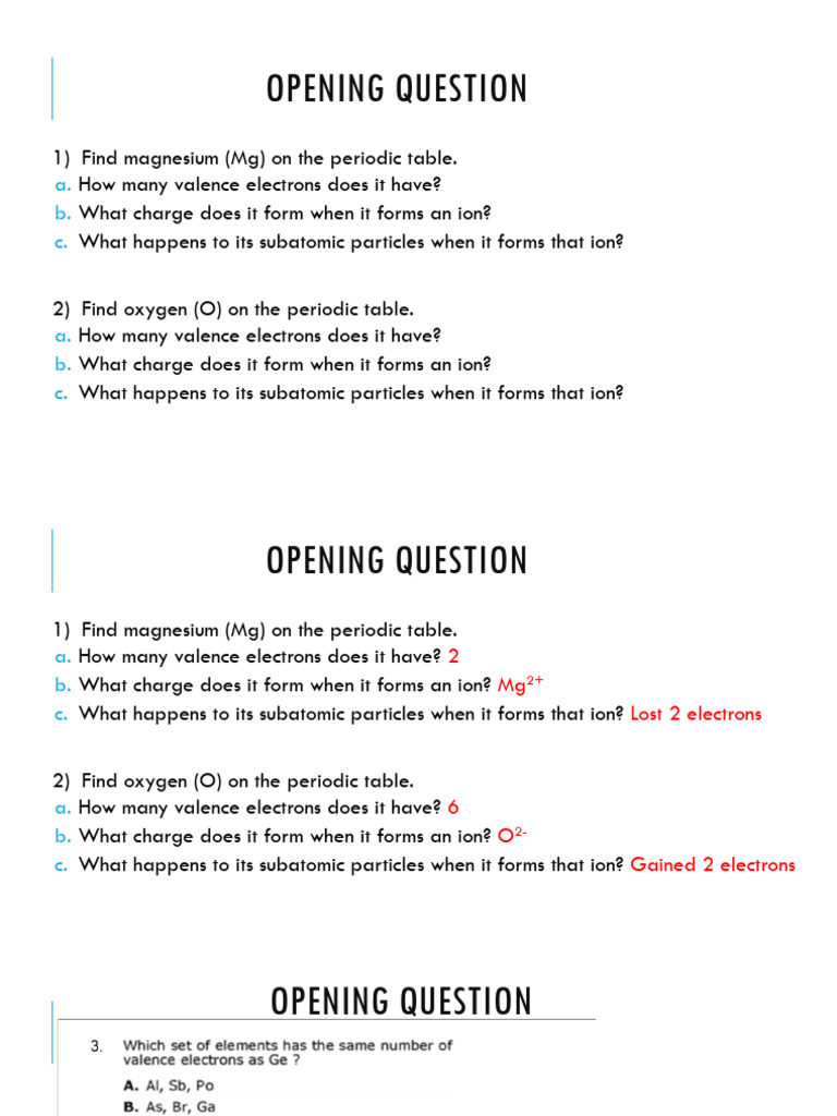 Lesson 5a Ionic Naming and Formula | PDF | Ion | Ionic Bonding