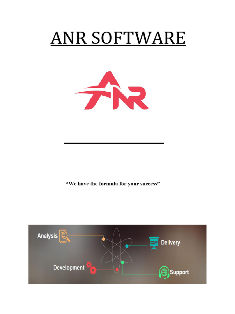 ANR SOFTWARE Company | PDF | Software | Computing
