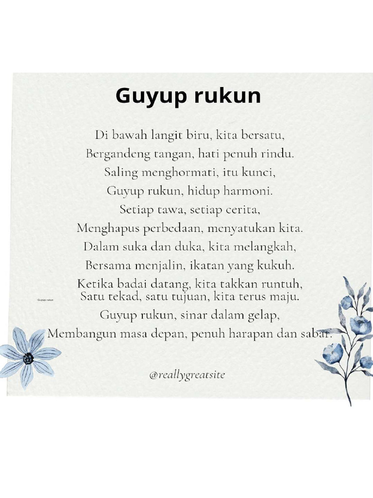 Guyub Rukun - Arya Fairus Faad Hilah | PDF