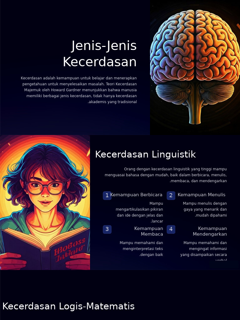 Jenis Jenis Kecerdasan (Amelia Ananda) | PDF | Karier & Perkembangan