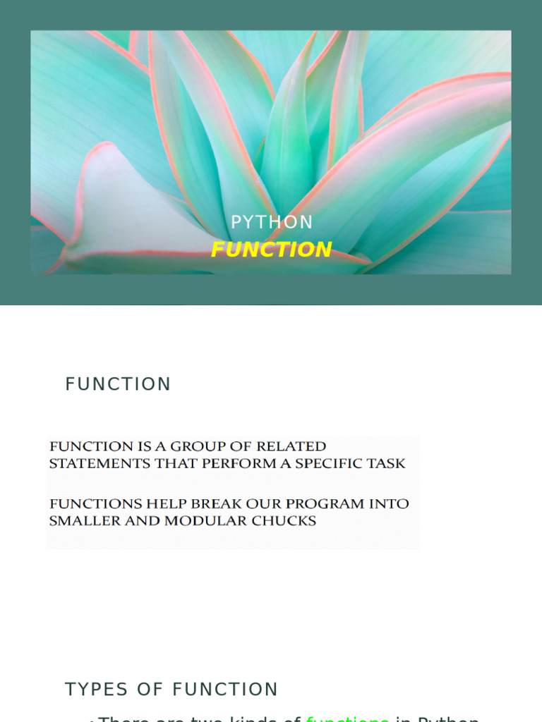 Pyhton Functions Cs | PDF | Parameter (Computer Programming) | Computing