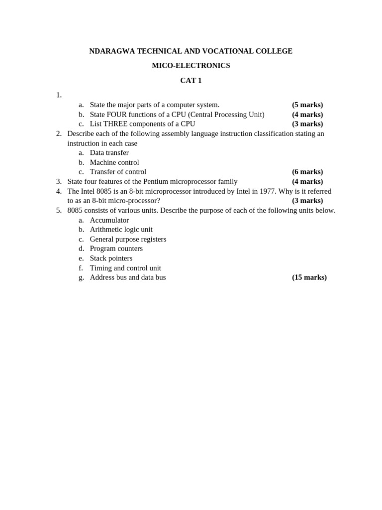 Mico - Electronics Cat | PDF | Teaching Methods & Materials ...