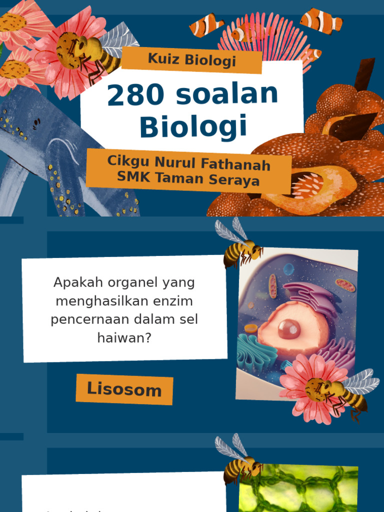 Kuiz Biologi Tingkatan 4 | PDF