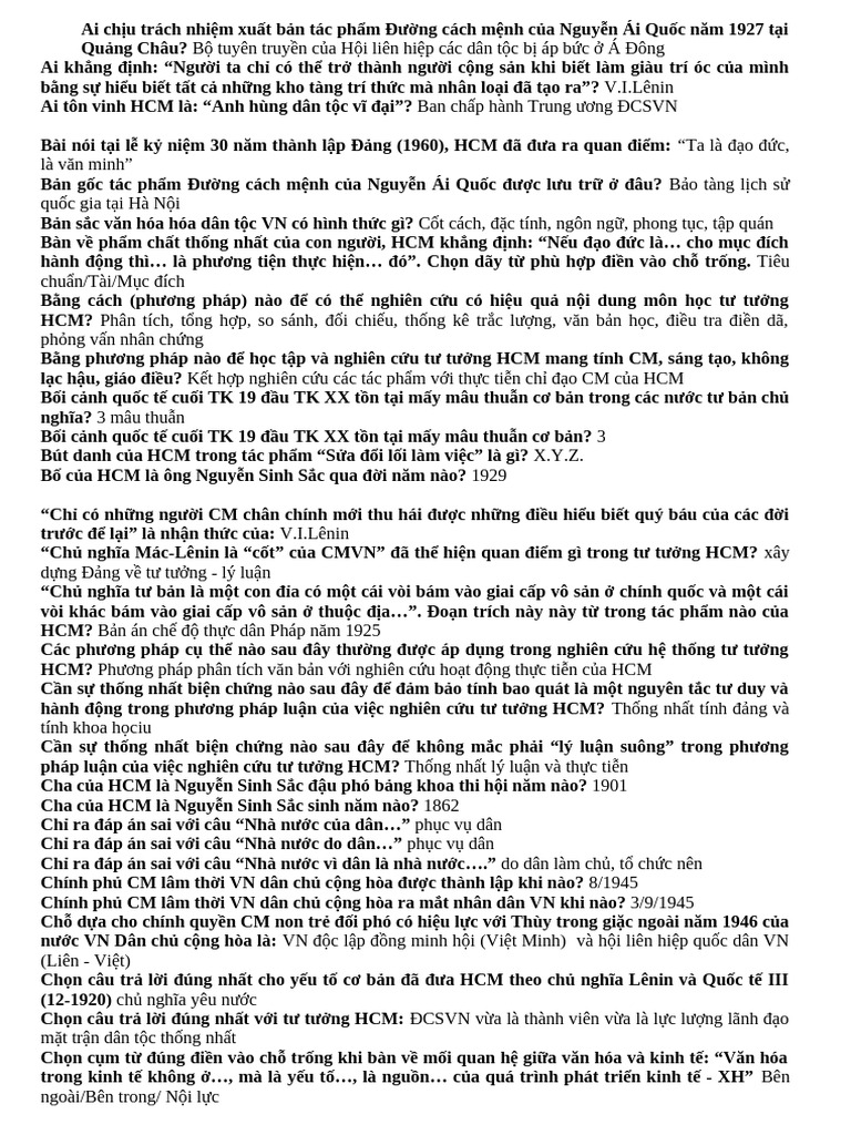 Tài Liệu TTHCM | PDF