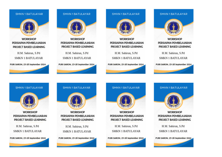 Name Tag Tefa | PDF | Language Arts & Discipline | Foreign Language Studies