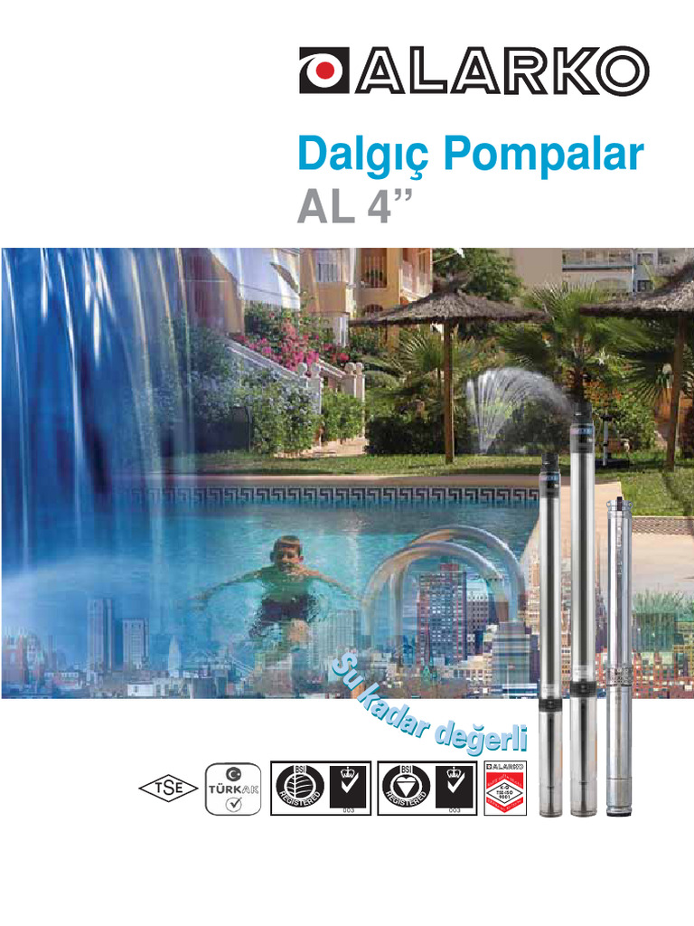 Alarko Dalgiç Pompa Broşür | PDF