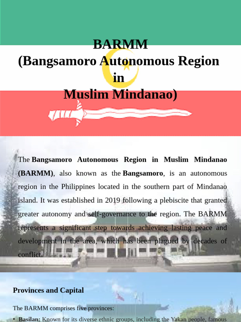 BARMM | PDF | Mindanao
