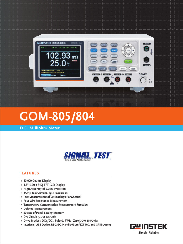 BH Gom-805 e | PDF
