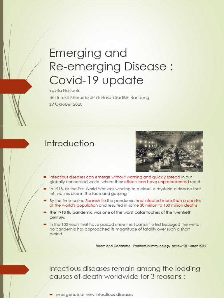 Emerging and Re-emerging Diseases Overview | PDF | Infection | Public ...