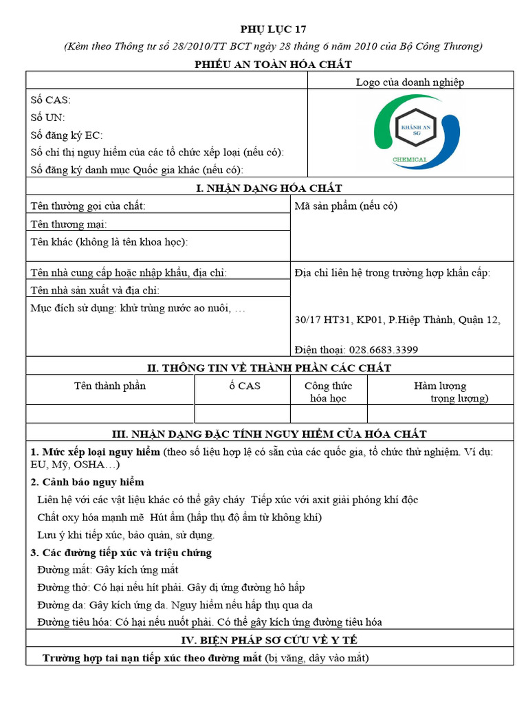MSDS of TCCA | PDF
