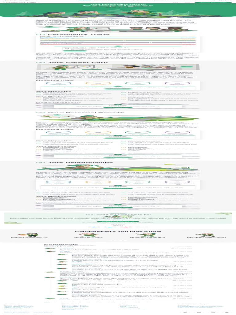 ENFP Personality (Campaigner) 16personalities | PDF | Creativity | Empathy