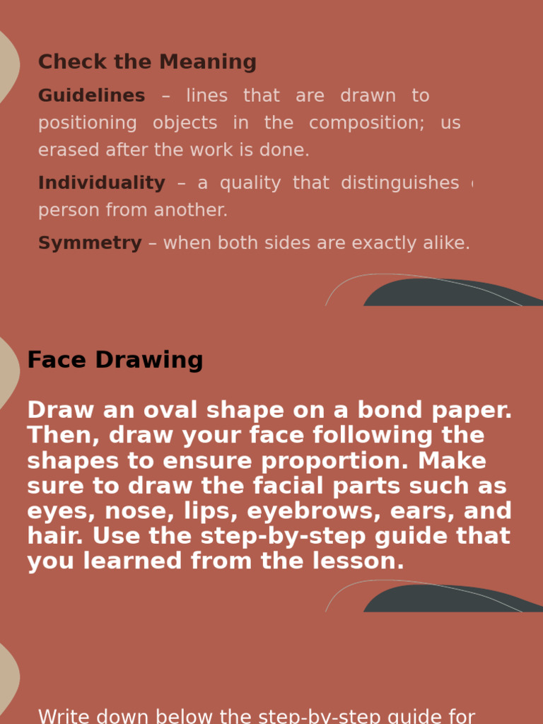 Drawing Faces Lesson | PDF | Career & Growth | Art