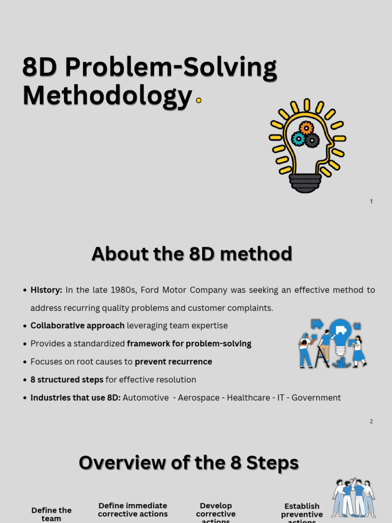 8D methodology | PDF