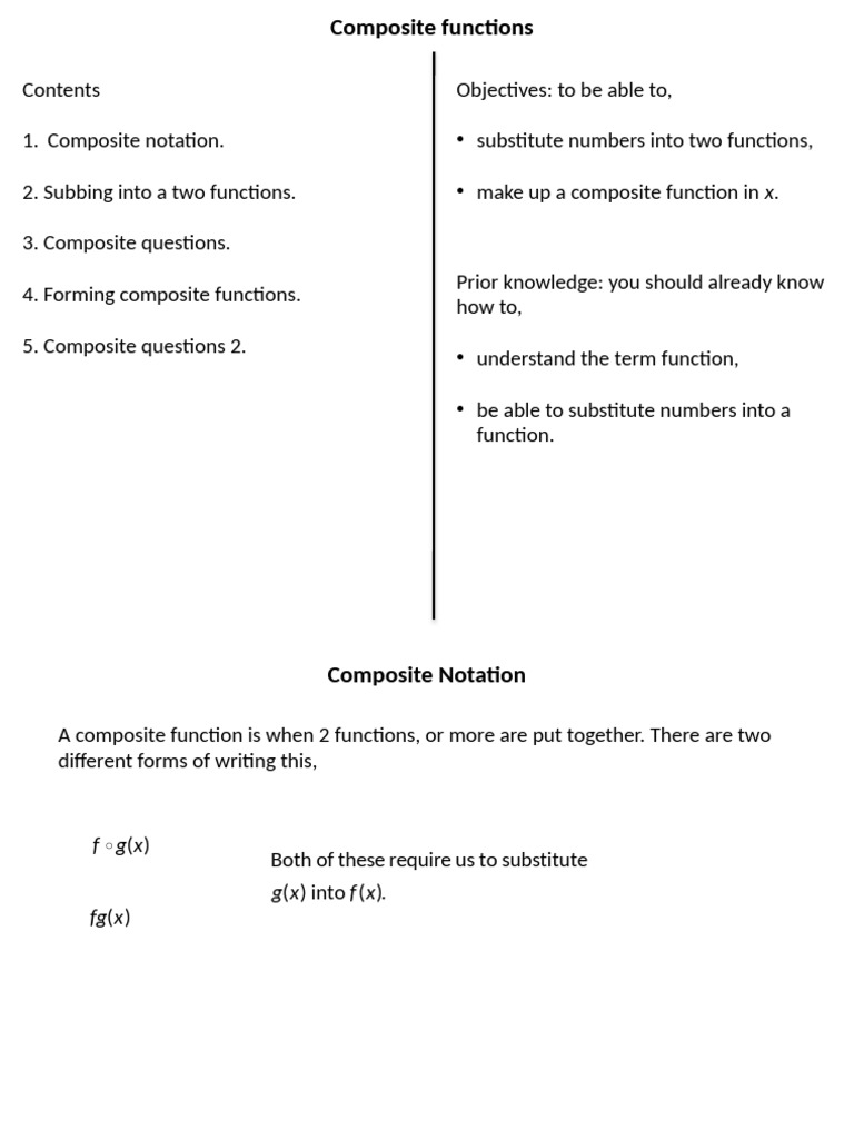 DP AI Composite Functions | PDF | Teaching Methods & Materials | Computers