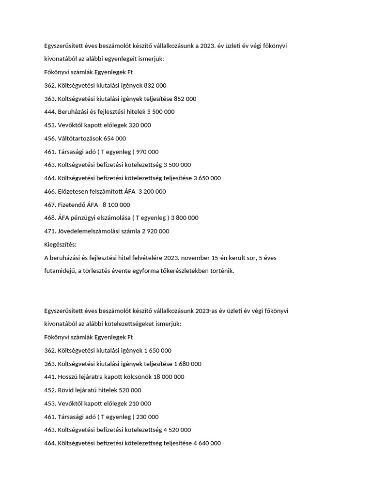 FIII Feladatok | PDF