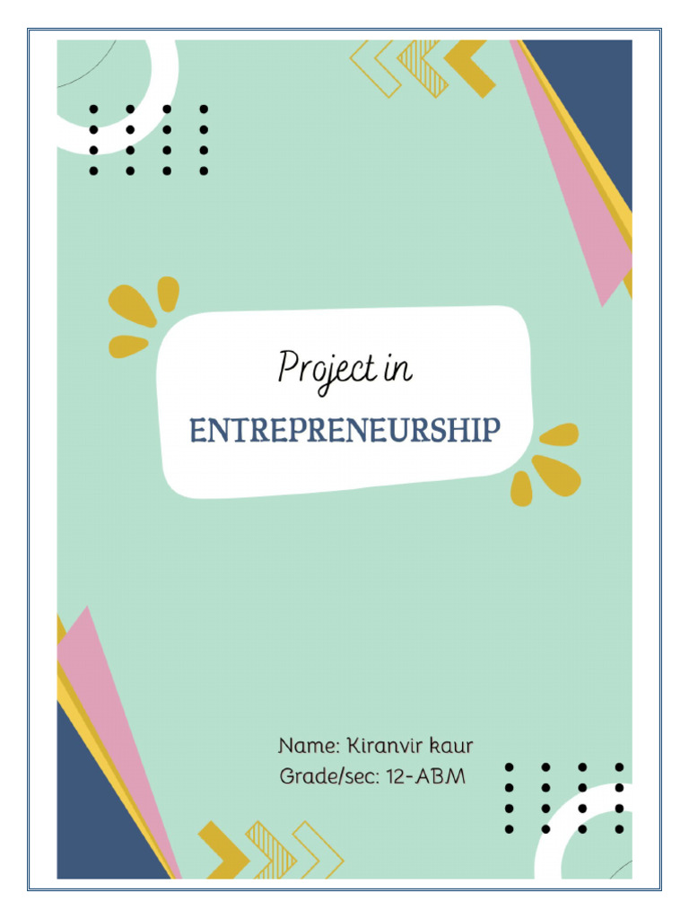 Project in Entreo | PDF | Business