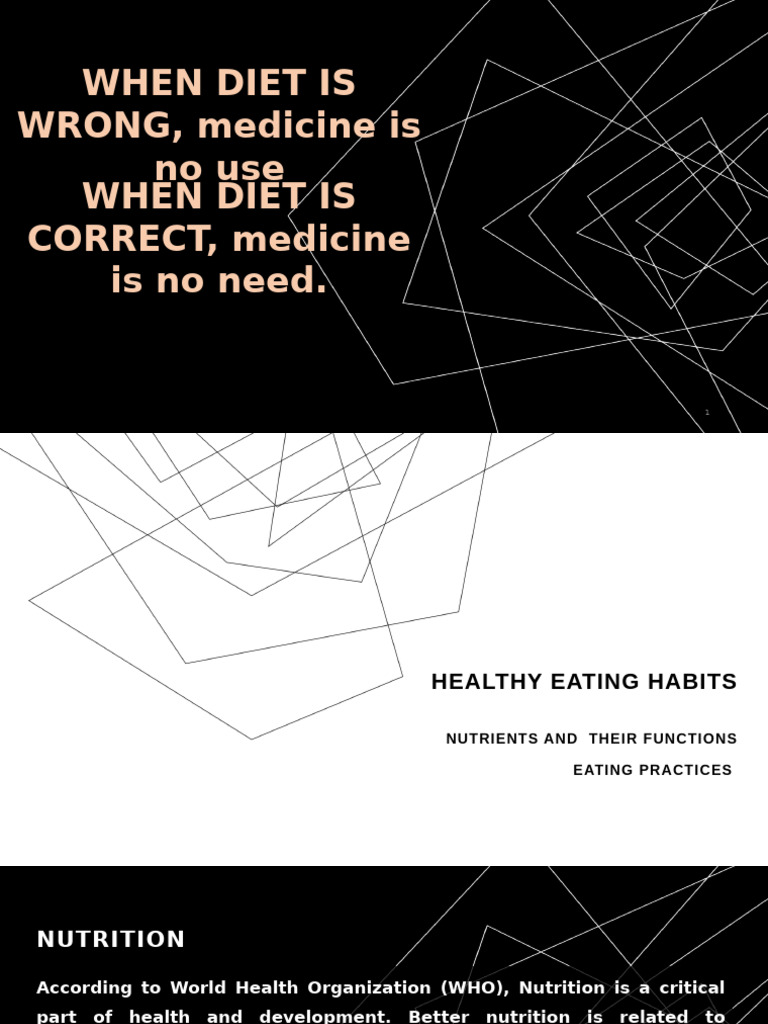 Healthy Eating Habits | PDF | Fat | Dieting