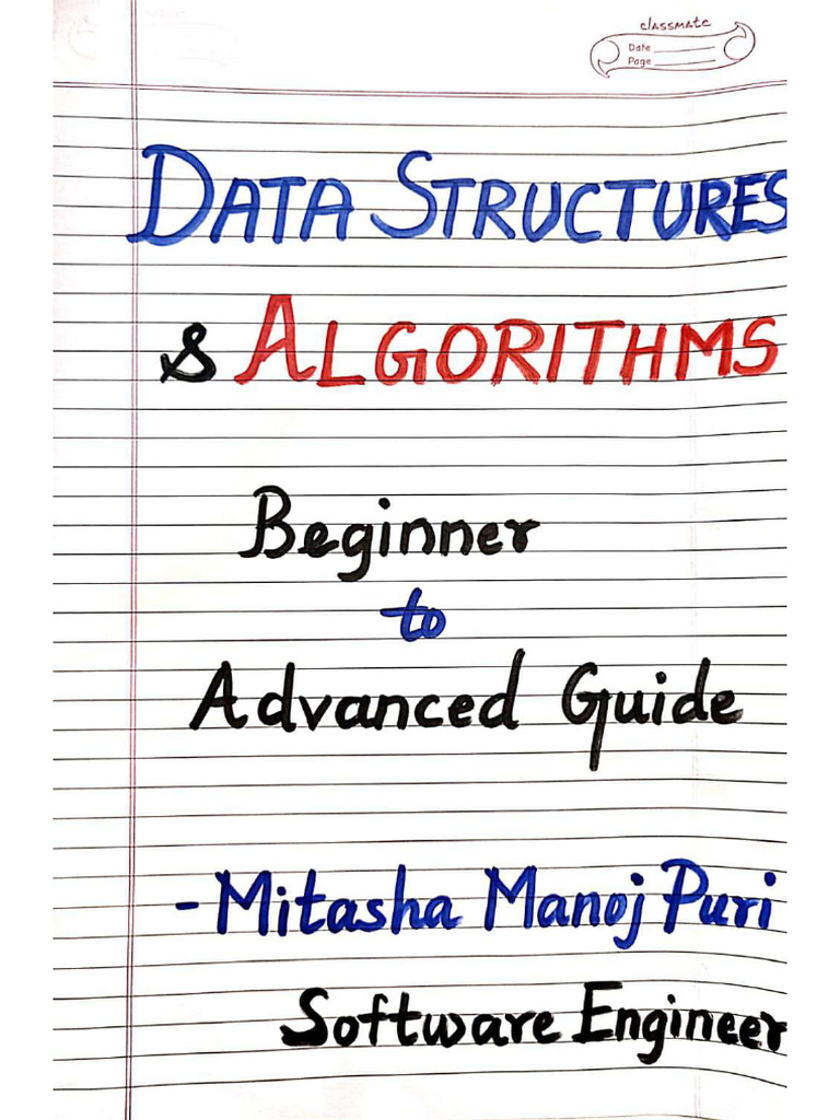 DataStructure Notes | PDF DataStructure Notes | PDF