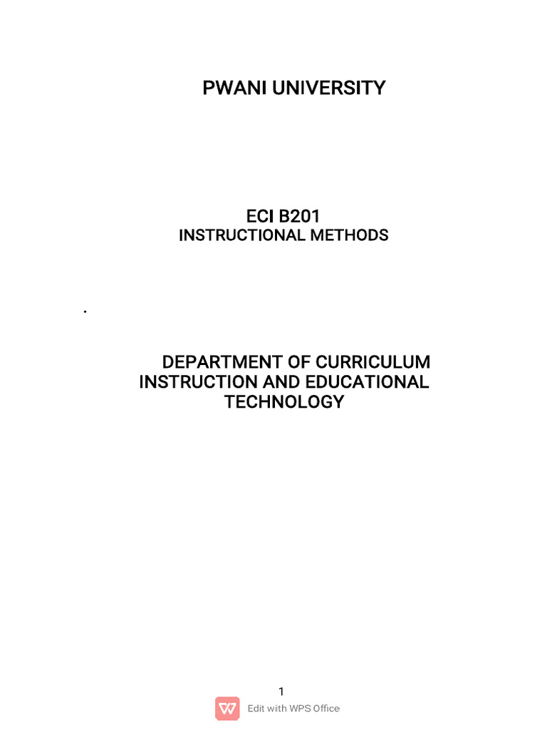 Eci B201 Module | PDF | System | Learning