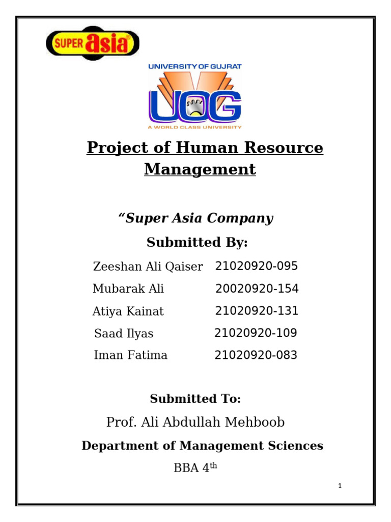 HRM project g2 | PDF | Employment | Salary