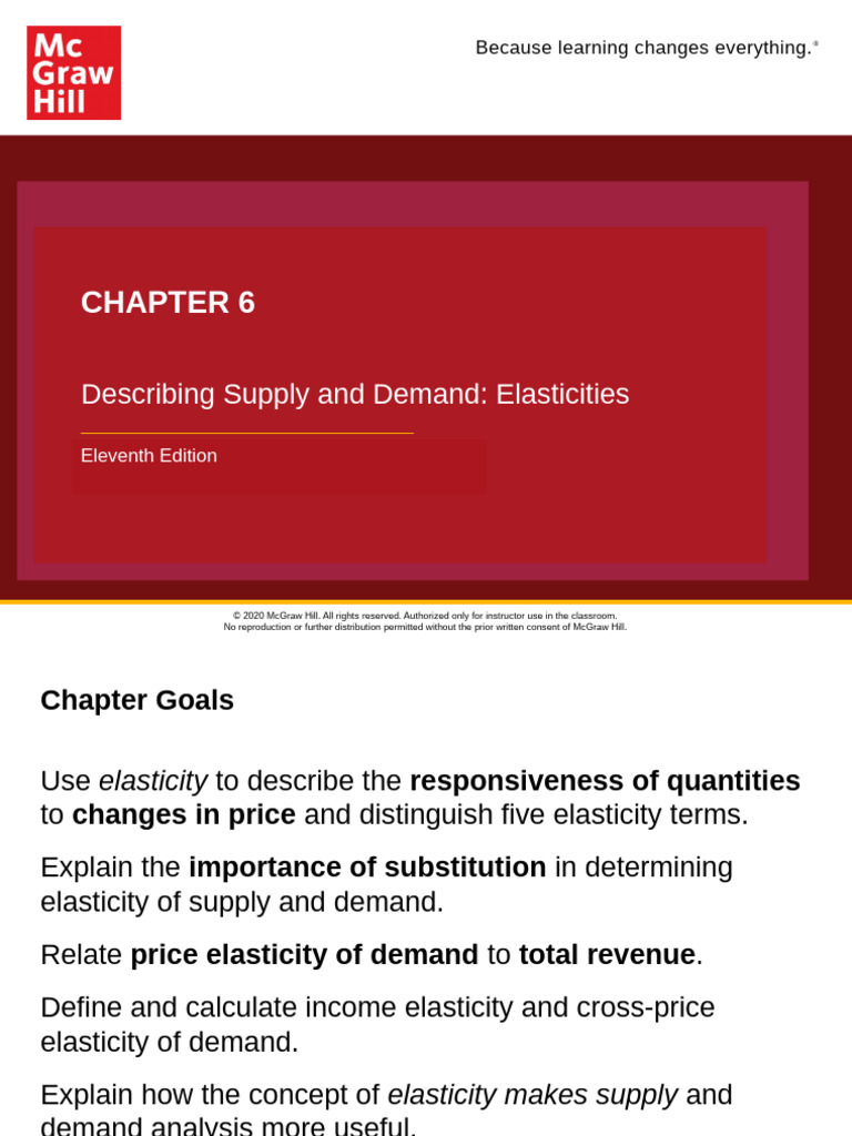 Econ 211 Slide Set Elasticity | PDF | Elasticity (Economics) | Demand