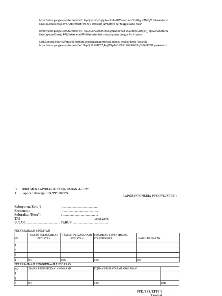 Laporan Kinerja PPK dan PPS 2024 | PDF