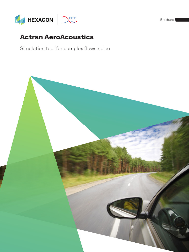 Actran AeroAcoustics - Product Brochure | PDF | Computational Fluid ...