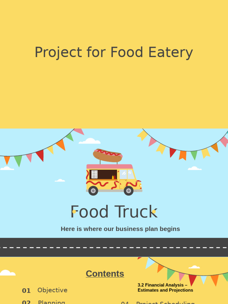 Food Truck Startup Plan | PDF | Menu | Supply Chain