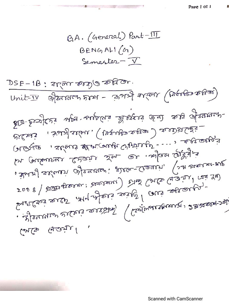 BNGG Sem5 Dse 1b Unit 4 RC | PDF