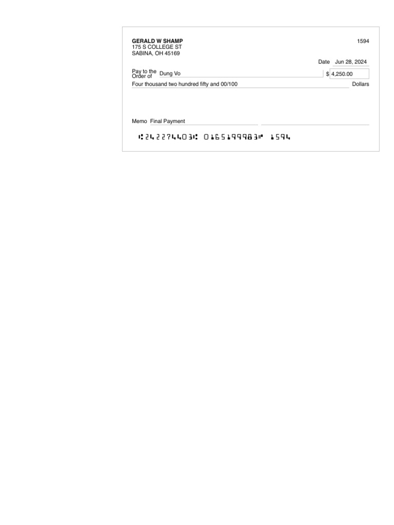 Check Writer.pdf | PDF