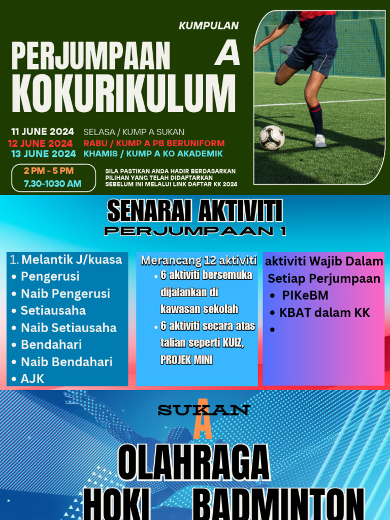 Perjumpaan Kokurikulum 1 | PDF