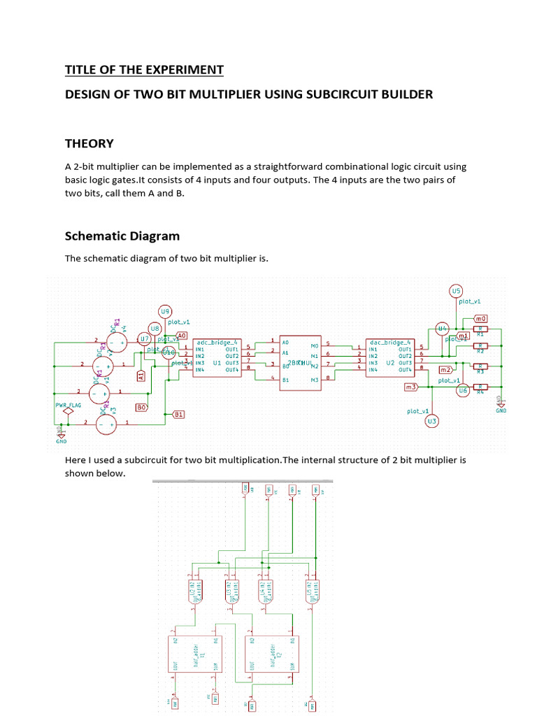 Two Bit Multiplier | PDF | Teaching Methods & Materials | Computers