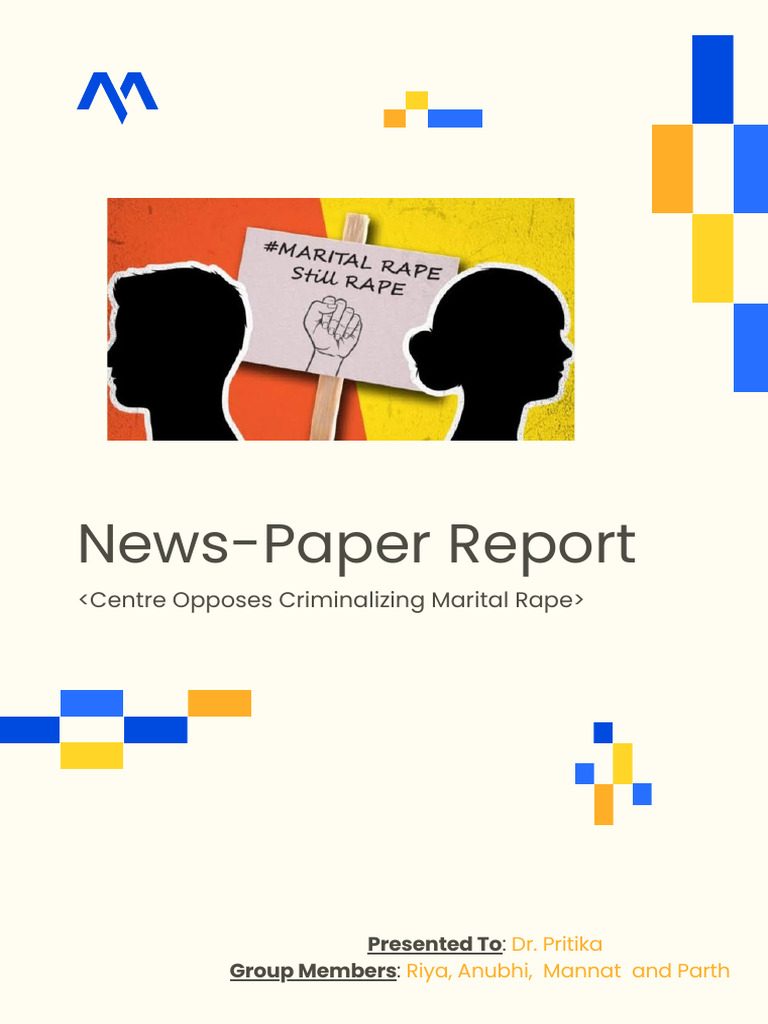 News-Paper Report.pdf | PDF | Rape | Marriage