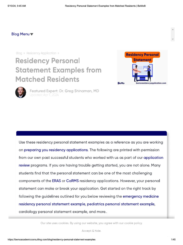Residency Certification Sample | PDF
