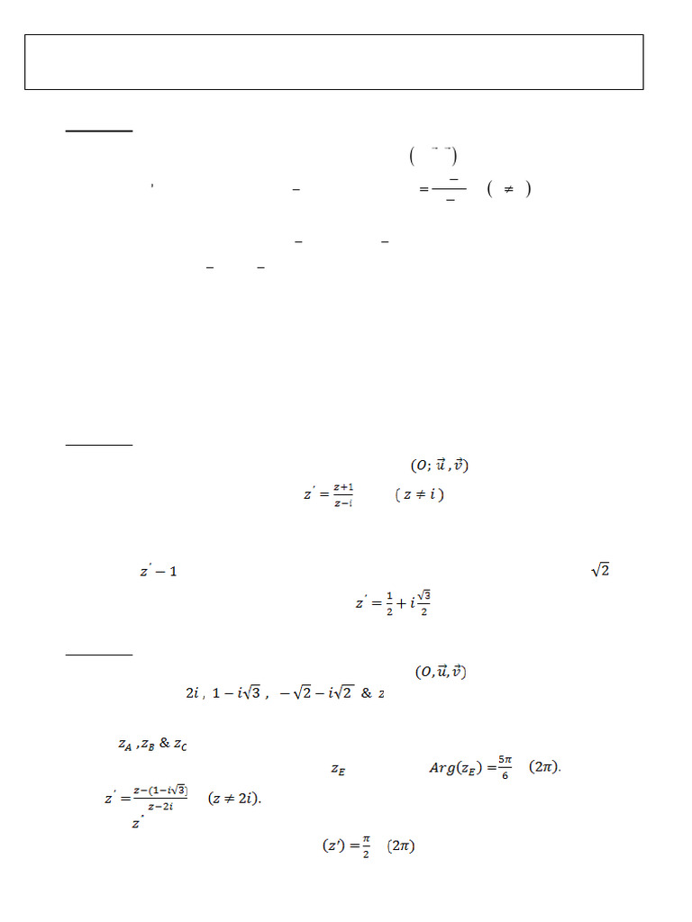 Work Sheet Complex Numbers LS and GS | PDF | Circle | Complex Number