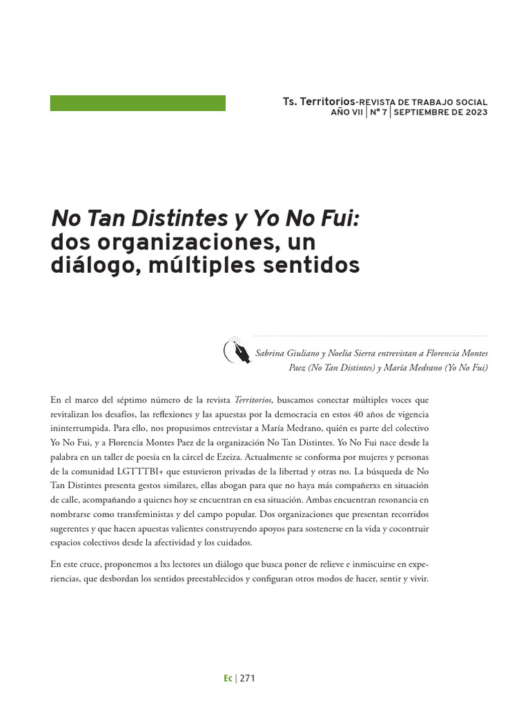 No Tan Distintes y Yo No Fui | PDF | Estado (política) | Democracia