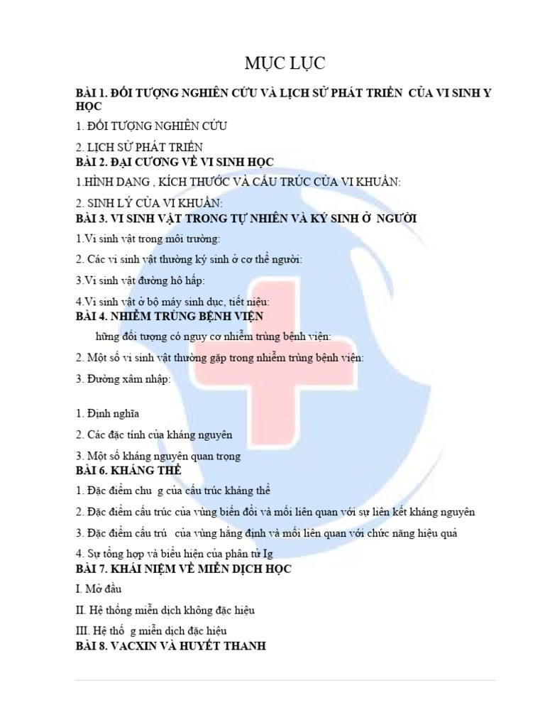 MĐ17 - Vi Sinh Ky Sinh Trung | PDF