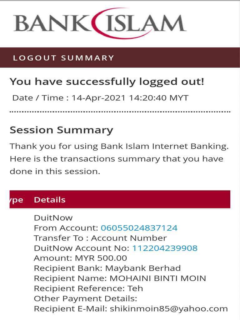 Bank Islam IB 21 | PDF