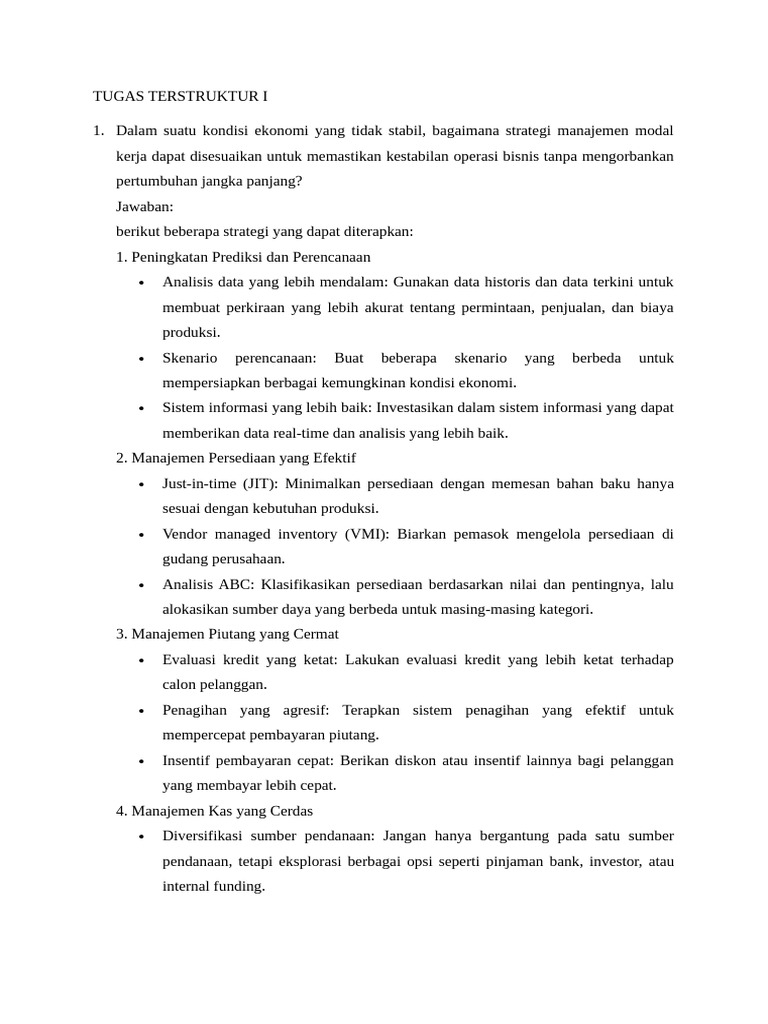 Tugas Terstruktur I Alk 2024 | PDF