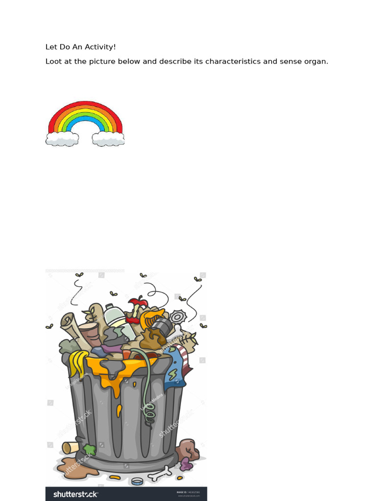 Activy 1 Sense Organ | PDF